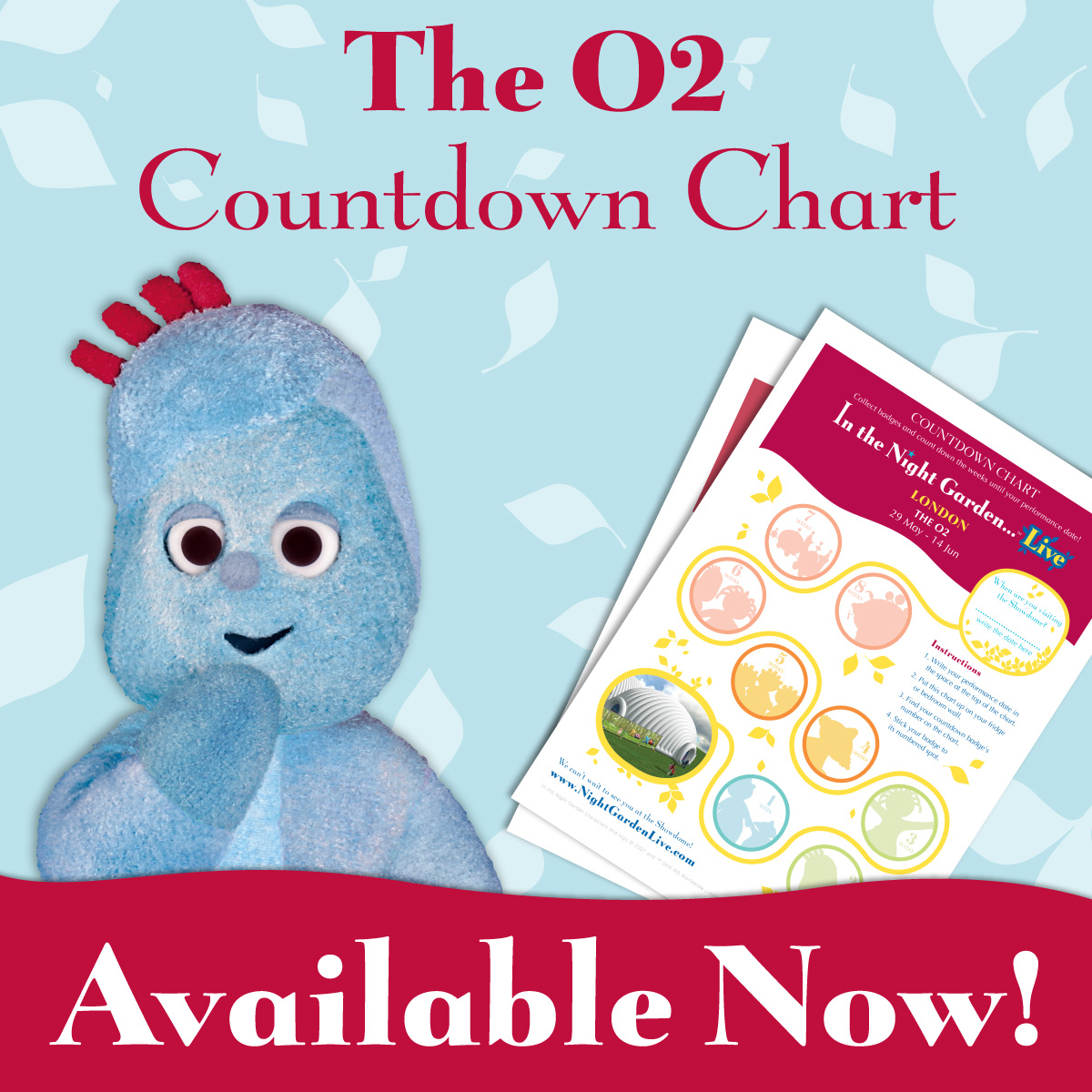 Countdown Activities for The O2