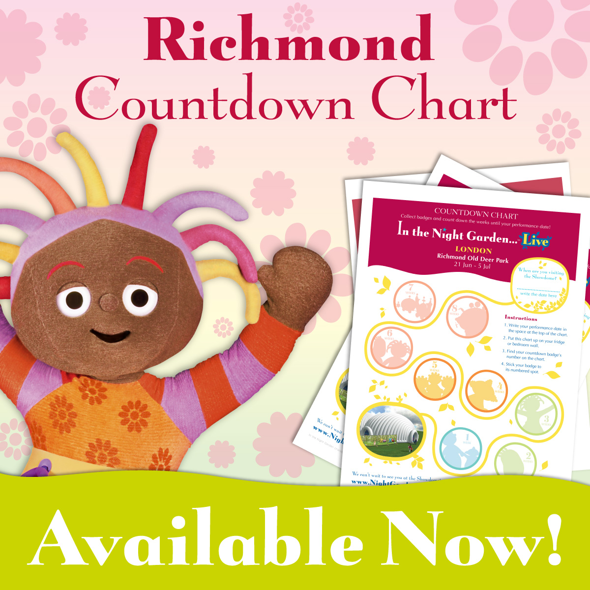 In The Night Garden | Countdown Activities for Richmond